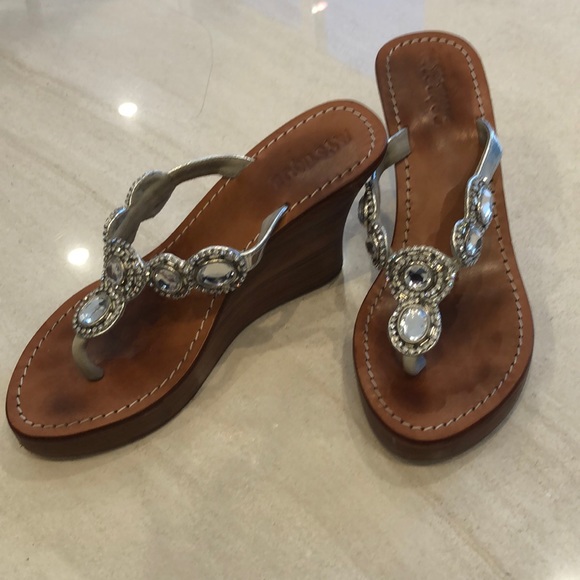 Mystique Boutique | Shoes | Mystique Crystal Wedges | Poshmark